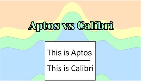 Aptos Vs Calibri Comparison Of Microsofts Old And New Default Fonts