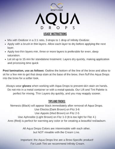 Infinity Aqua Drops Liquid Hybrid Tint Range Discontinued Line