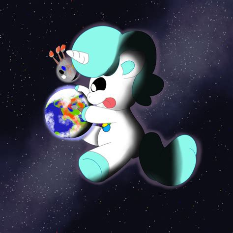 Craftycorn Paints The Earth Space Shot By Feesto On Deviantart