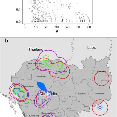 Density Based Clustering Of Genomic Data Where A Five Genomic Clusters Download Scientific