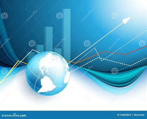 Growth Statistic Financial Frame Eps10 Stock Vector Illustration Of