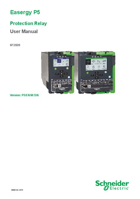 Schneider Electric Easergy P5