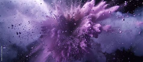 Mixture Of Potassium Permanganate And Aluminum Powder Exploding Stock