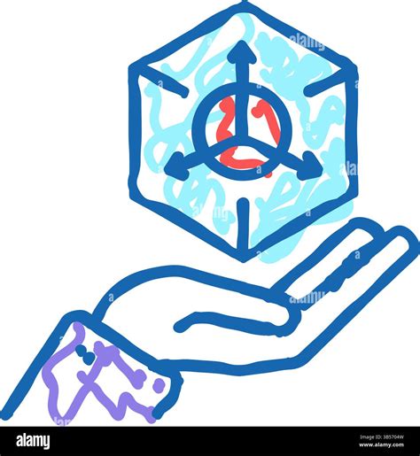 3d Modeling Icon Doodle Illustration Sign Stock Vector Image And Art Alamy