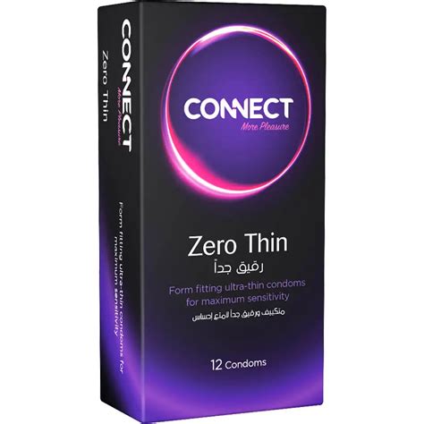 Connect Zero Thin Condoms 12 Pcs Nahdi