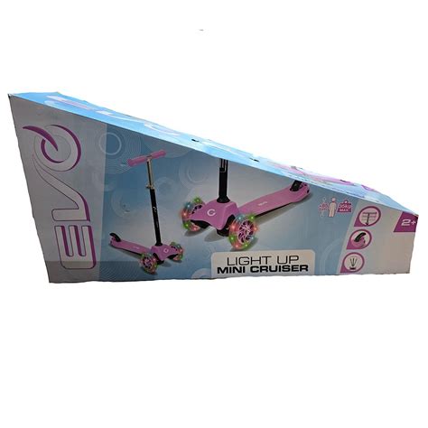 Evo Pink Light Up Mini Cruiser Scooter Playtime