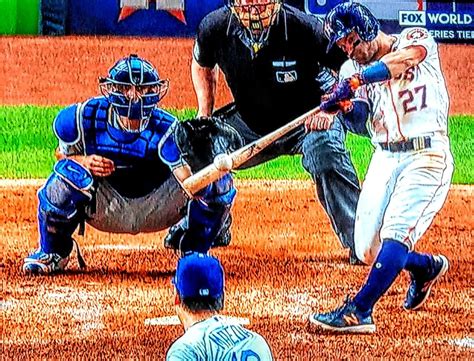 Jose Altuve Houston Astros 2017 World Series Game 5 Home Run Game Tied