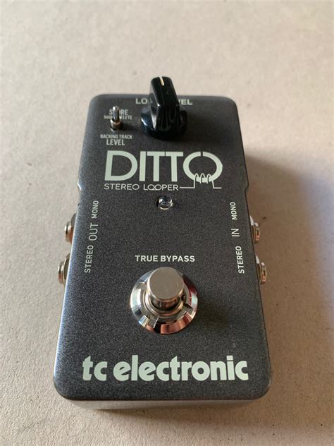 Ditto Stereo Looper Tc Electronic Ditto Stereo Looper Audiofanzine