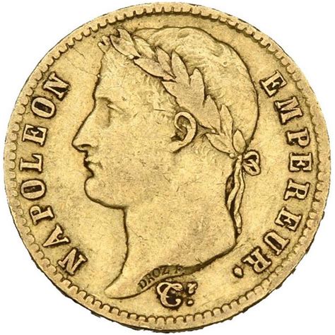France Napoléon Ier 1804 1814 Av 20 Francs Jean Elsen And Ses
