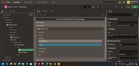 Oracle Apex Setting A Search Field In Interactive Grid From A Previous Page Ontoor Blogs