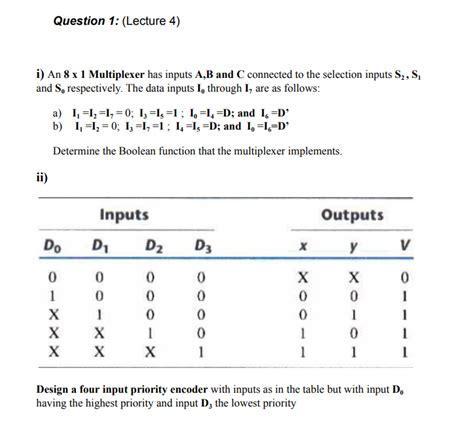 solved i an 8×1 multiplexer has inputs a b and c connected