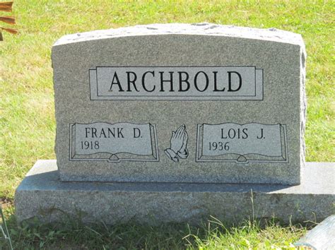 Frank Douglas Archbold 1918 2014 Find A Grave Memorial