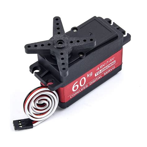 60KG 180 Degree Digital Gear Metal Coreless Servo Motor