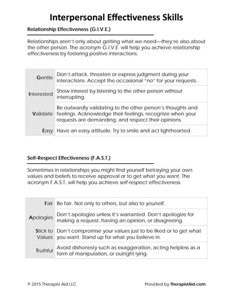Dbt Ending Relationships Worksheet Dbt Worksheets