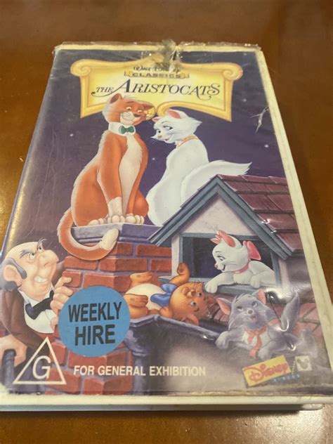 The Aristocats Vintage Disney Vhs Tape Disney Movies 48 Off