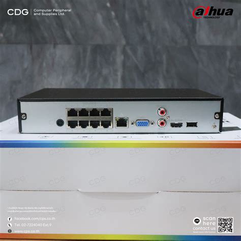 Dahua Nvr4108hs 8p 4ks3 Nvr 8ch Network Video Recorder