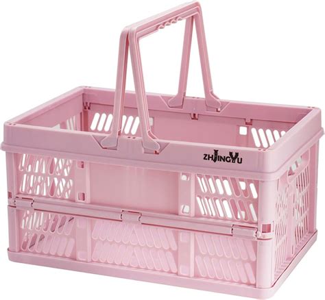 Pink Crates For Storageplastic Baskets For Organizing14