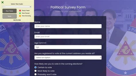 Political Survey Form