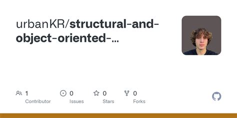 Github Urbankrstructural And Object Oriented Programming Lab