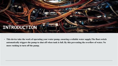 Automatic Water Pump Controller With Water Level Switch Pptx