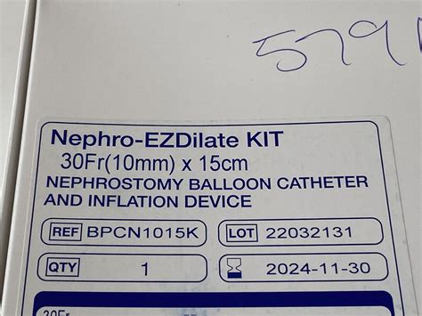 New Olympus Nephro Ezdilate Kit Bpcn1015k Exp 2024 11 T34 Nephro Ezdilate Kit Disposables