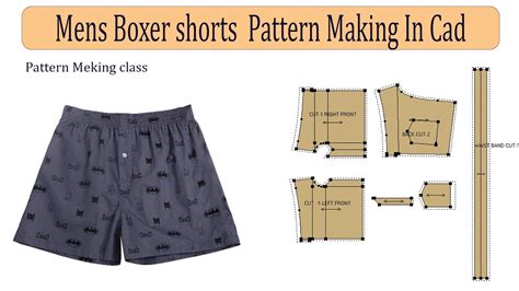 How To Make Mans Boxer Shorts Pattern Mens Boxer Shorts Pattern In