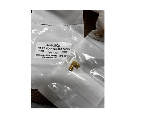 R125252000 Radiall Connectors Cable Assembly Switch New Stock Original