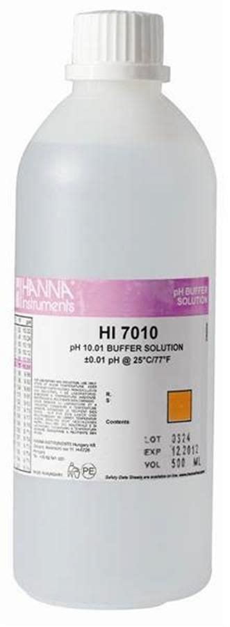 Ph Buffer Solutions Colourless