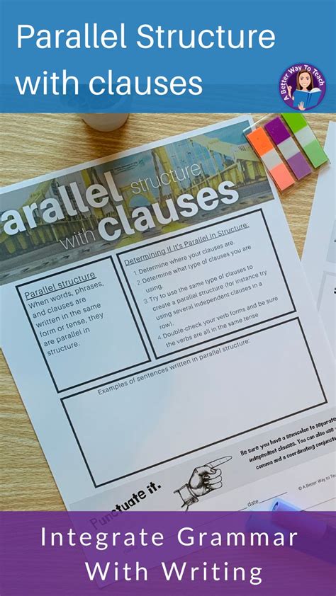 Parallel Structure With Mentor Sentences Writing Prompts And Guided
