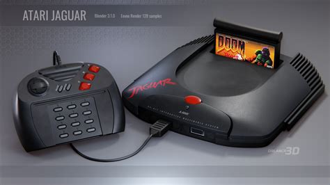 Artstation Atari Jaguar 3d Model