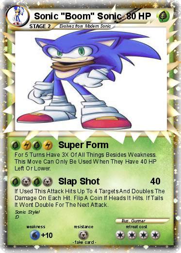Pokémon Sonic Boom Sonic Super Form My Pokemon Card