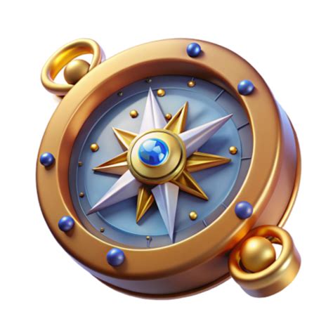 Vibrant Abstract Golden Compass Adventure Exploration Navigation