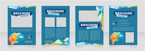 Creative Mind Blank Brochure Design Leaflet Document Data Vector