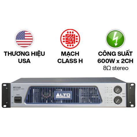Cục đẩy Alto Mp 2500 Mỹ Công Suất Lớn Trả Góp 0