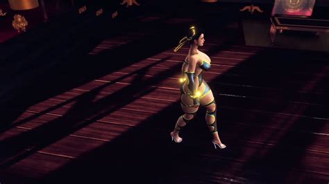 Busty Chun Li In Slutty Bodysuit Solo Dancing And Posing In сhinese Temple Eporner