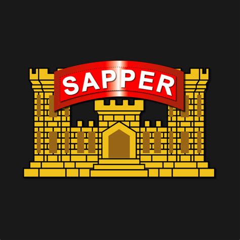 Sapper Tab W Eng Br Sapper Tab W Eng Br T Shirt Teepublic