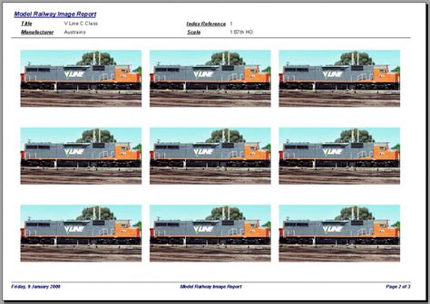 Model Railway Collector Database Database Base Australia