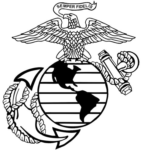 Usmc Logo Outline