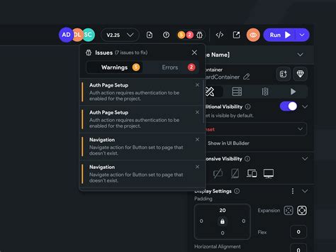 Designing Buttons For App UI Issues In Flutterflow