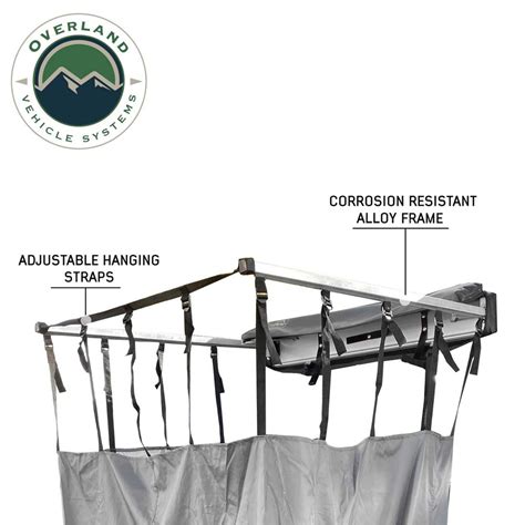 Overland Vehicle Systems Hd Nomadic Car Side Shower Room — Tacoma Lifestyle