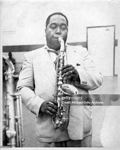 Jazz Saxophonist Charlie Parker Recording Circa 1947 News Photo
