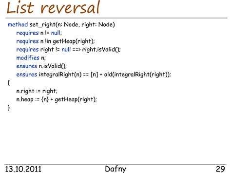 Ppt Using Automatic Program Verifier Dafny Powerpoint Presentation Free Download Id2818157
