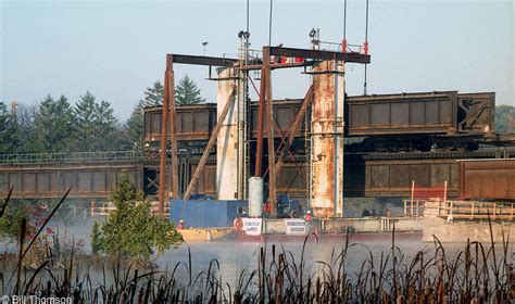 Railpictures Ca Bill Thomson Photo Cn Was Replacing Bridge Girders