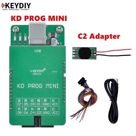 Original Keydiy Kd Prog Mini Reading Dashboard Data With C2 Adapter