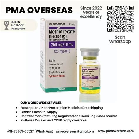 Methotrexate Injection 250 Mg At Rs 500 Vial Methotrexate Injection In Nagpur Id 2853161241048