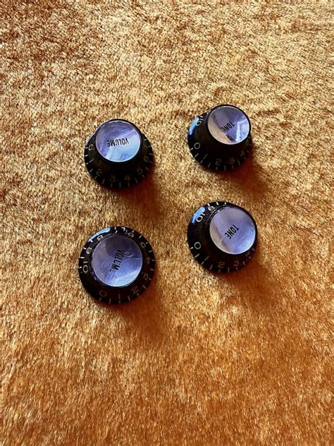 1960s Vintage Gibson Les Paul Knobs Reflector Reverb