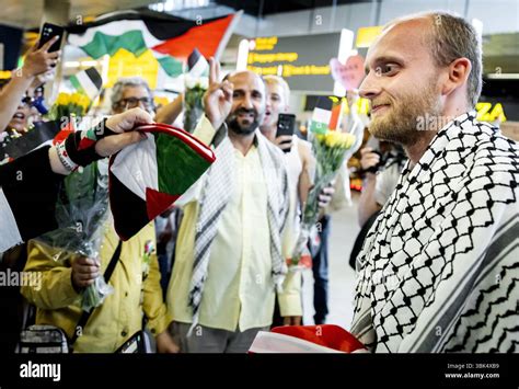 Schiphol Netherlands 18th June 2025 Activist Mark Van Rennes At