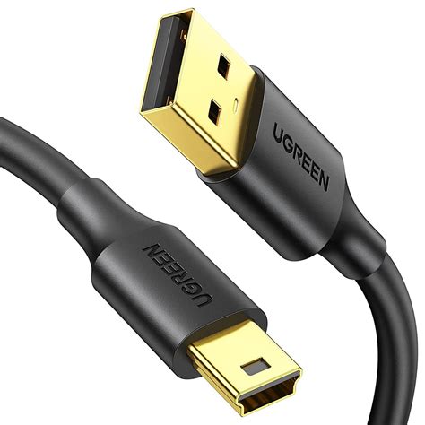 Ugreen Usb 20 A Male To Mini 5 Pin Male Cable 2m Black Jg Superstore