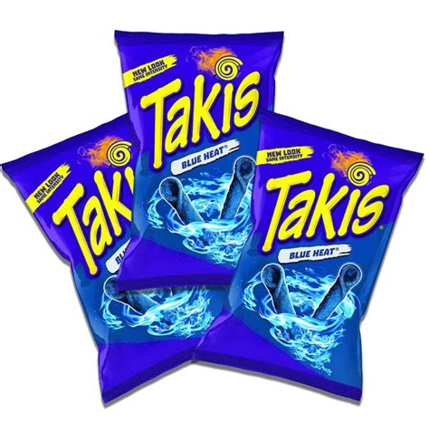 2 Bags Takis Blue Heat Tortilla Chips 99 Oz In Each Limited Edition Buy Takis Chips Takis