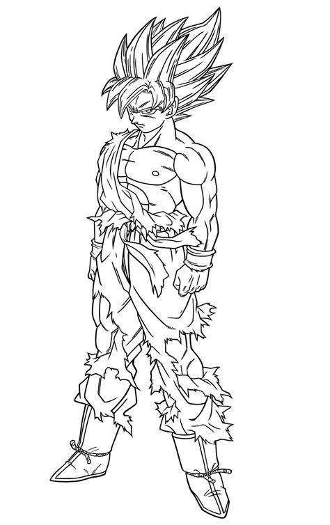 Trunks Super Saiyan Coloring Pages
